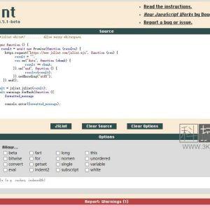 JSLint – js代码格式化规范工具 - 科技师